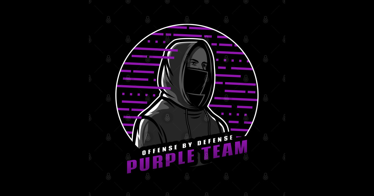 Purple Team | Hacker Design - Purple Team - Sticker | TeePublic
