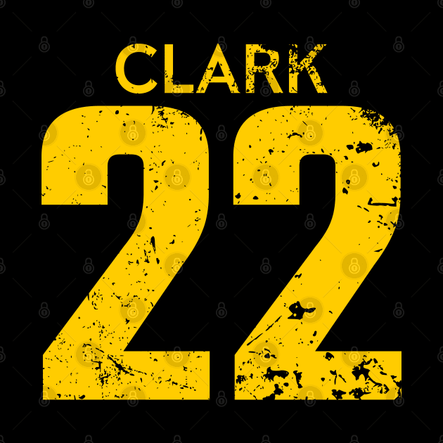 Caitlin Clark Yellow Distressed Jersey Number 22 - Caitlin Clark - Mug ...