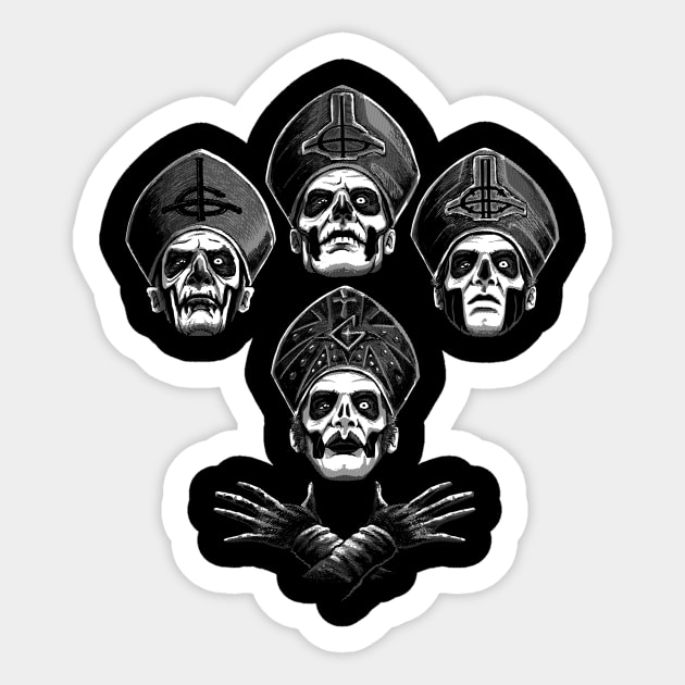Bohemian Popia - Ghosts - Sticker | TeePublic