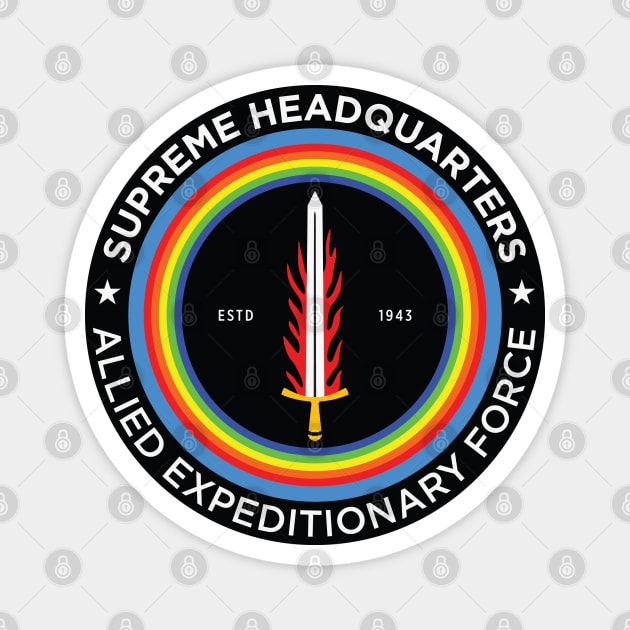 Supreme Headquarters Allied Expeditionary Force - S.H.A.E.F. (Round ...
