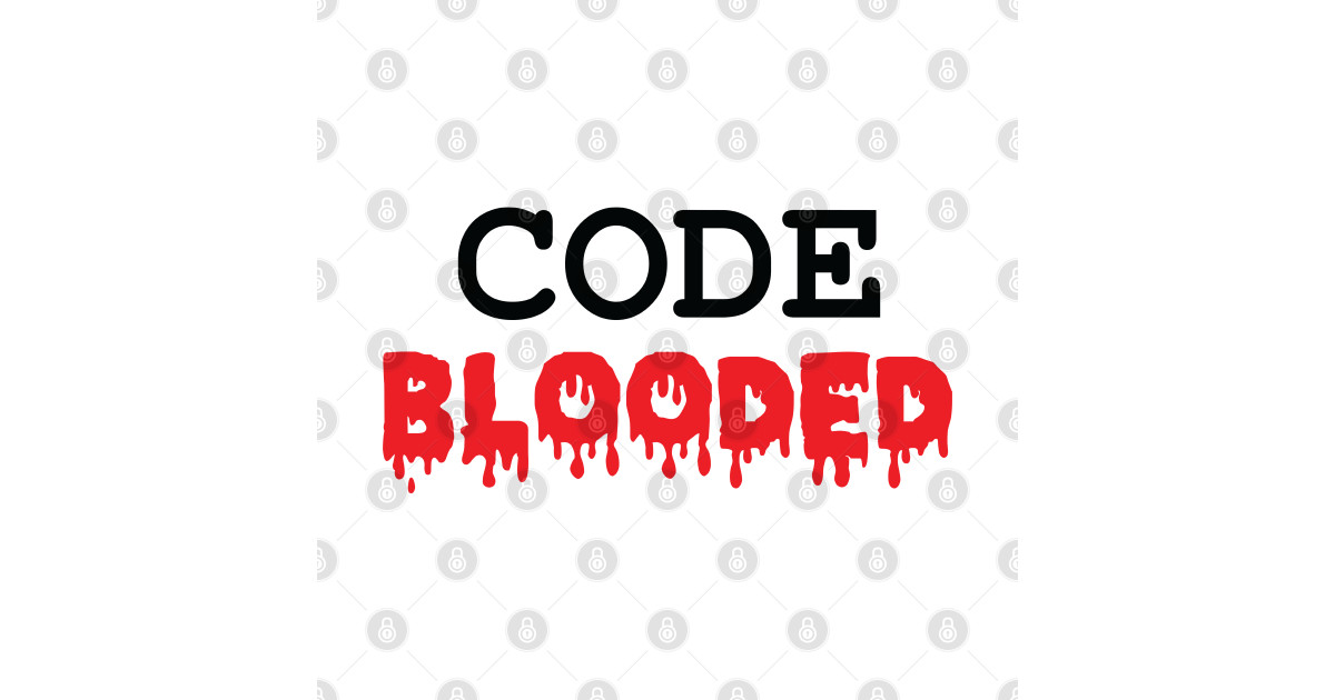 Code Blooded Angry Software Programmer Coder - Programmer - T-Shirt ...