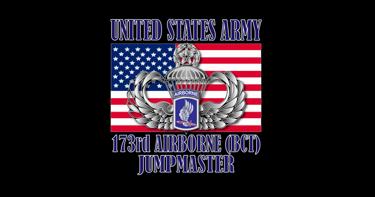 173rd Airborne Brigade- Jumpmaster (Master Wings) - 173rd - Sticker ...