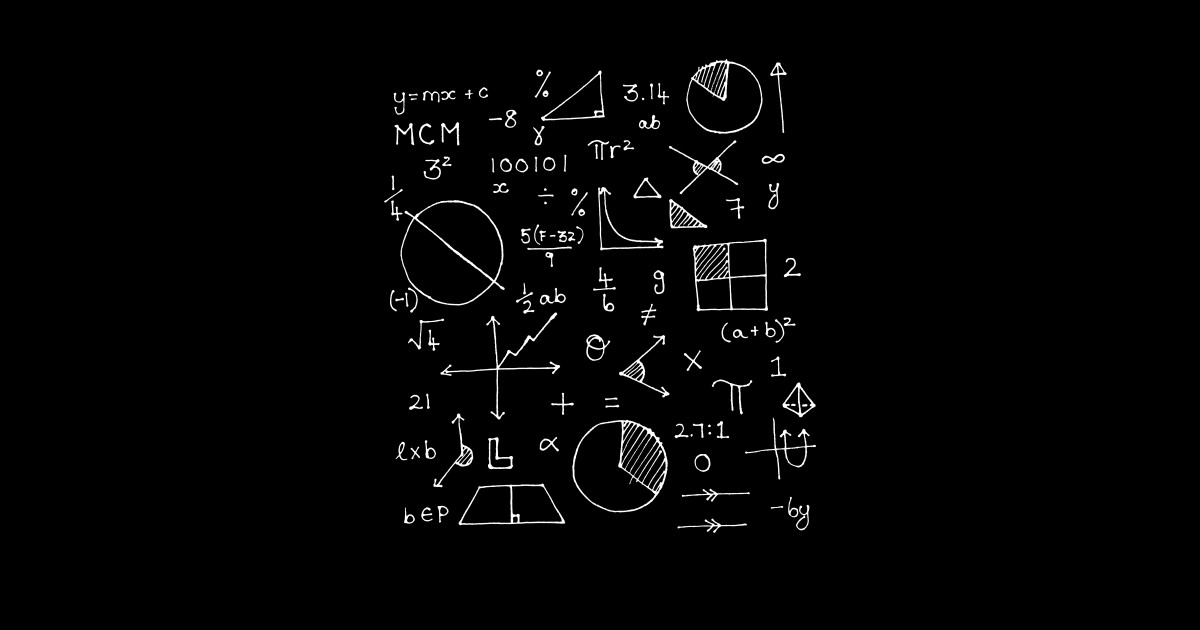 Math formulae (red) - Math - Sticker | TeePublic