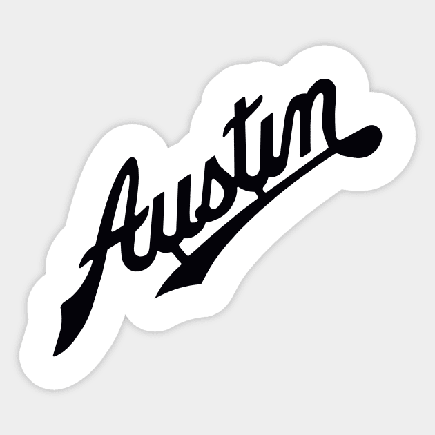 Classic Austin car logo - Austin - Sticker | TeePublic