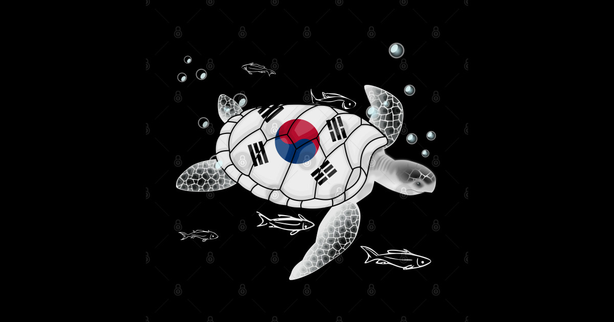 South Korea Turtle - South Korea - Sticker | TeePublic