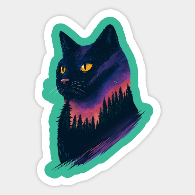 cat - Cat - Sticker | TeePublic
