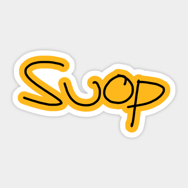 Suop Official Logo - Suop - Sticker | TeePublic