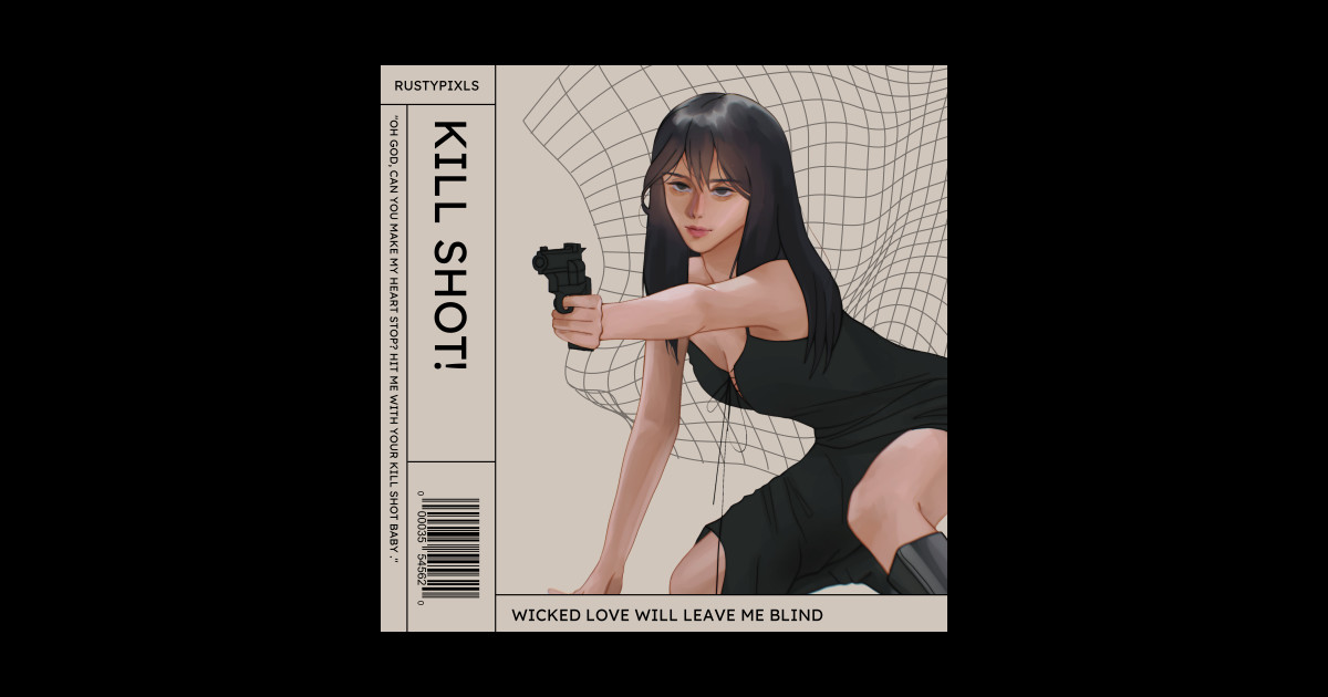 Killshot Poster Brutalist Aesthetic - Brutalism - Sticker | TeePublic