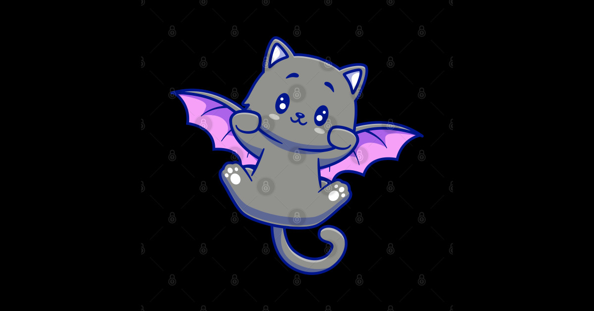 Vamp Meow - Halloween Cats - Sticker | TeePublic