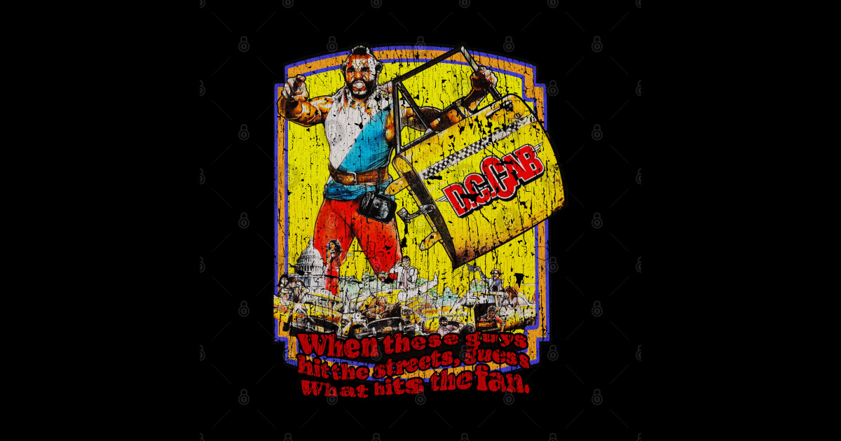 D.C. Cab Street Fleet // 1983 - 1980s Movies - Sticker | TeePublic
