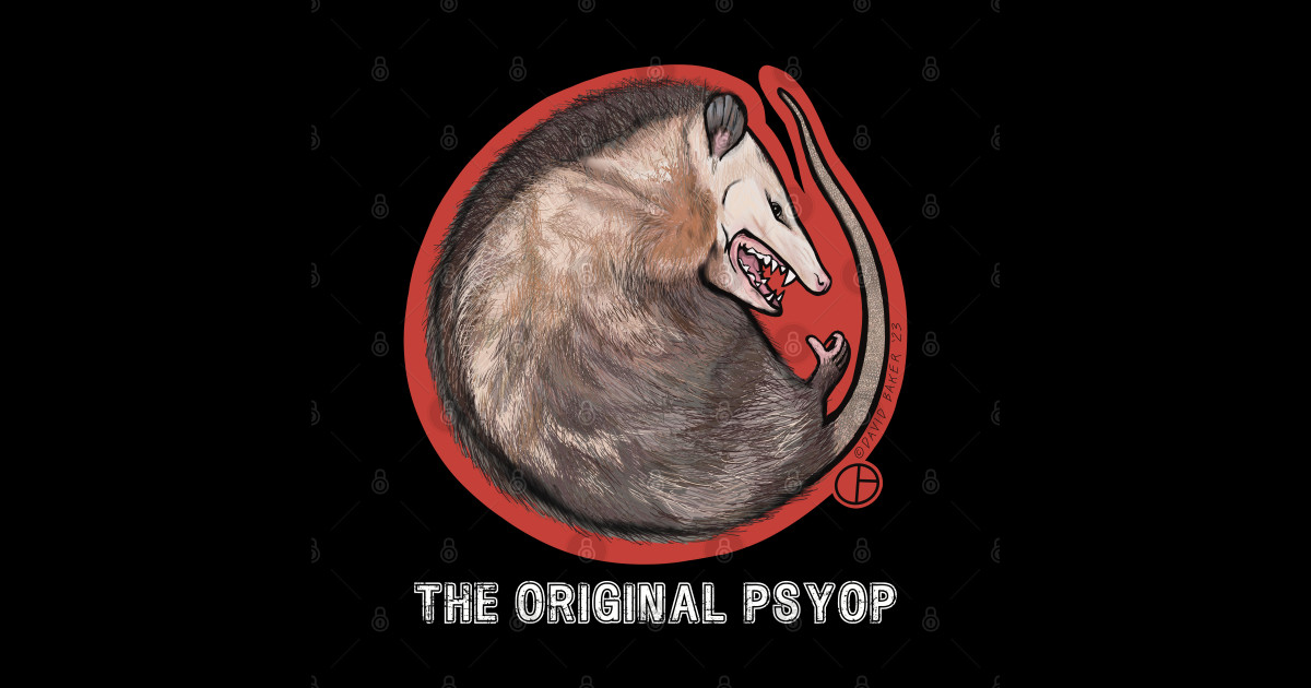 The Original PsyOp - Possum - Sticker | TeePublic