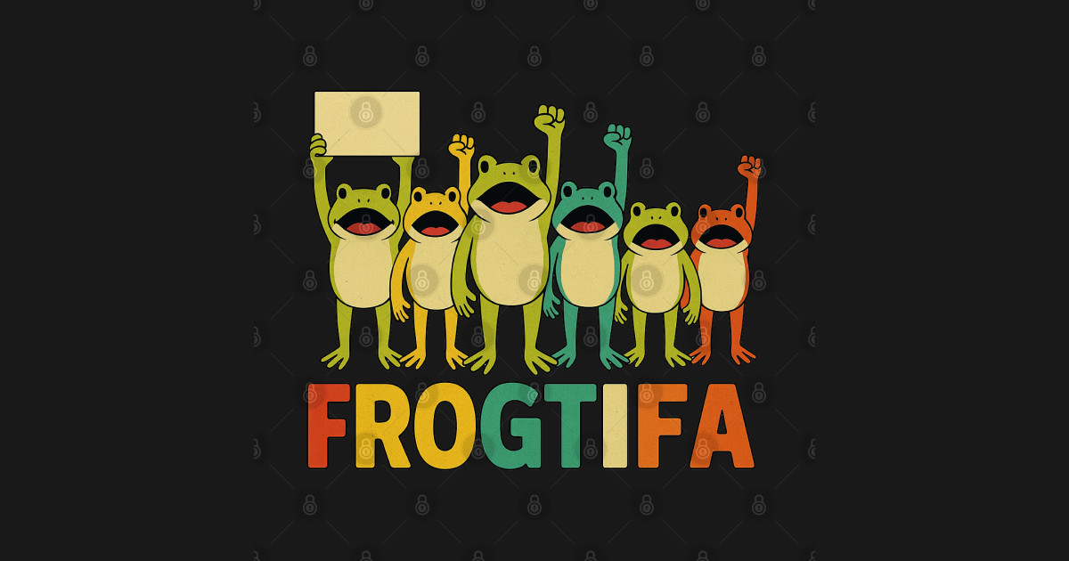 Ribbit Against The Machine – Funny Portland Frog Resist Meme - Frog ...