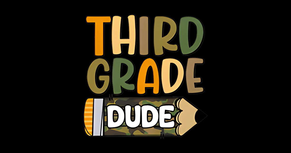 Back to School for Boys Bundle, Third Grade Dude, First Day of School ...