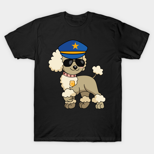 Chibi Anime Police Poodle Dog - Dog - T-Shirt | TeePublic