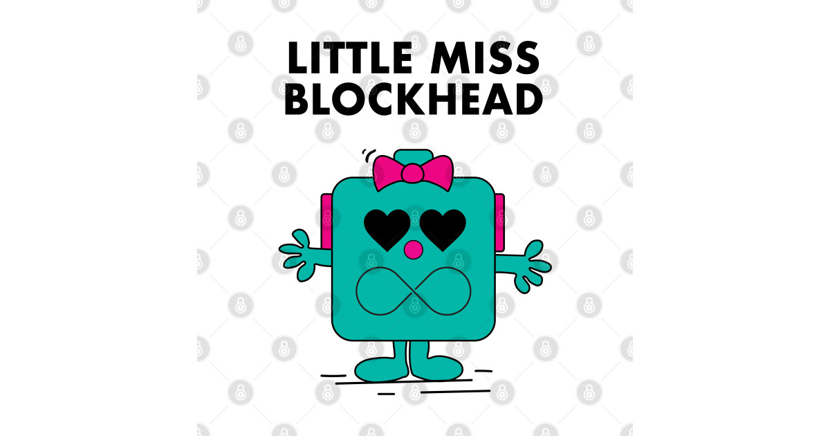 Little Miss Blockhead - Nkotb - T-Shirt | TeePublic