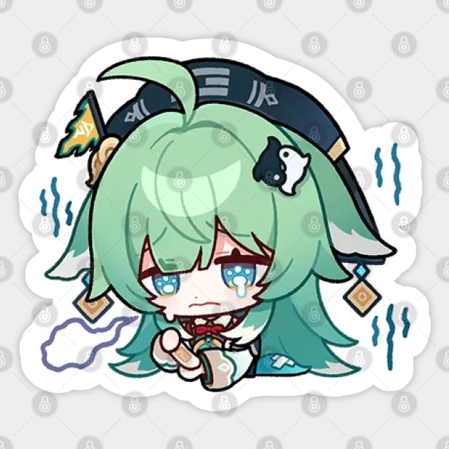 Honkai Star Rail Chibi Huohuo 4 - Honkai Star Rail - Sticker | TeePublic