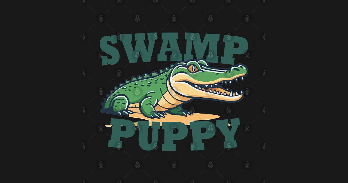 Swamp Puppy - Alligator - T-Shirt | TeePublic
