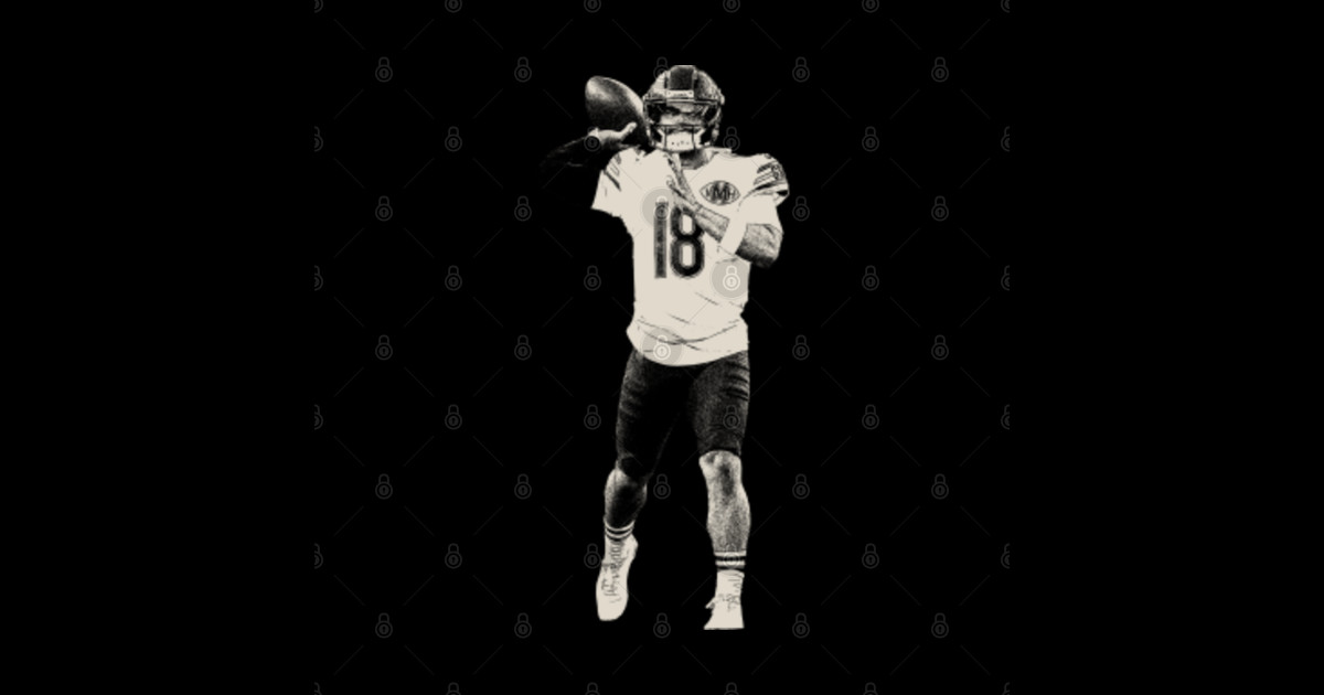 vintage caleb williams ben johnson - Football - Posters and Art Prints ...