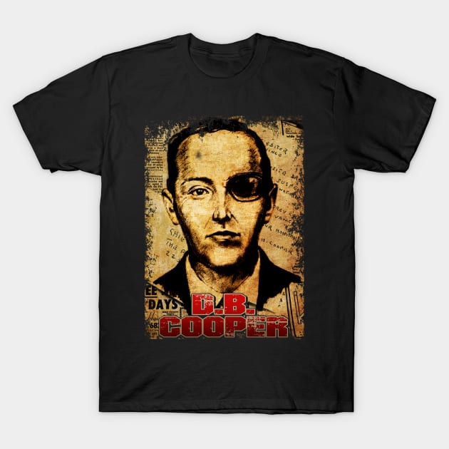 D B Cooper Design - D B Cooper - T-Shirt | TeePublic