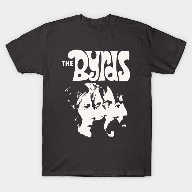 The Byrds // Retro Fan Art Style - The Byrds - T-Shirt | TeePublic