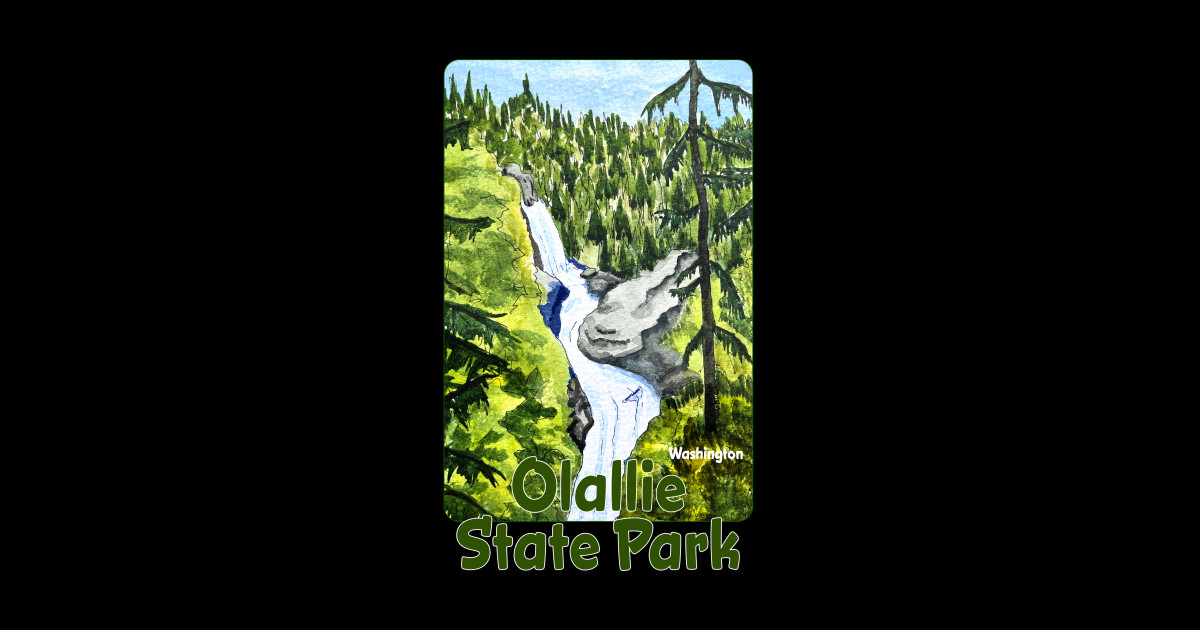 Olallie State Park, Washington - State Parks - Sticker | TeePublic