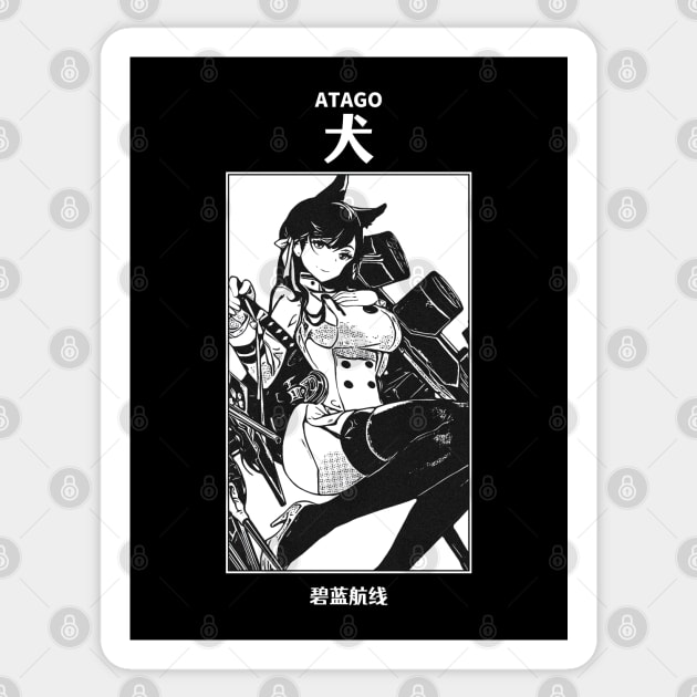 Atago Azur Lane - Azur Lane - Sticker | TeePublic