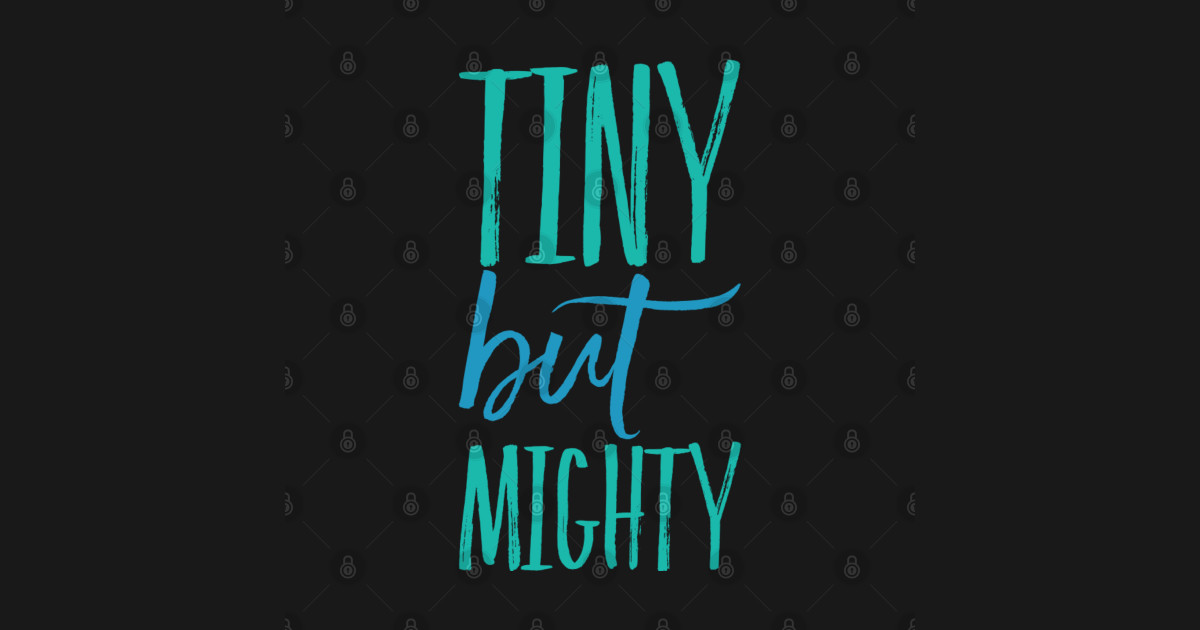 Tiny But Mighty cute great for kids toddlers baby shower gift - Tiny ...