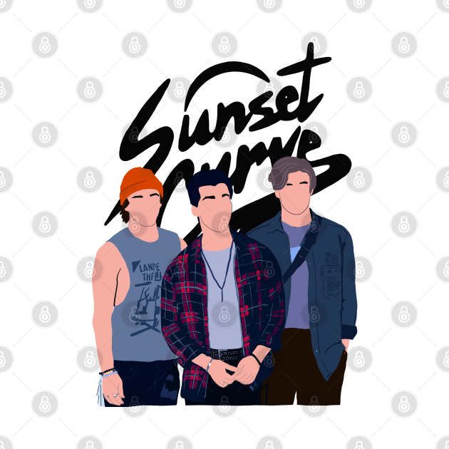 Sunset curve band minimalist - Sunset Curve Julie And The Phantoms - T ...