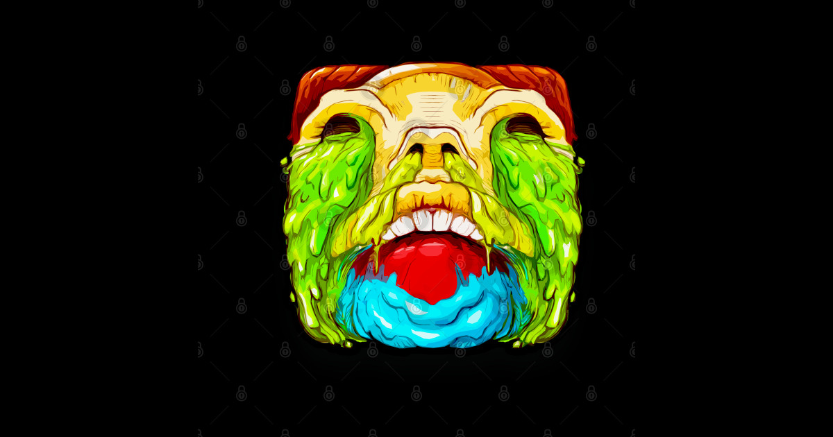 Ooze Face - Ooze - Sticker | TeePublic
