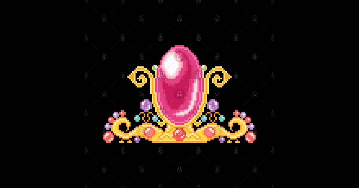 Gem Pixel Art - Pixel Art - Posters and Art Prints | TeePublic