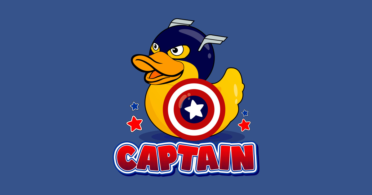 Captain Rubber Duck - Captain Rubber Duck - T-Shirt | TeePublic