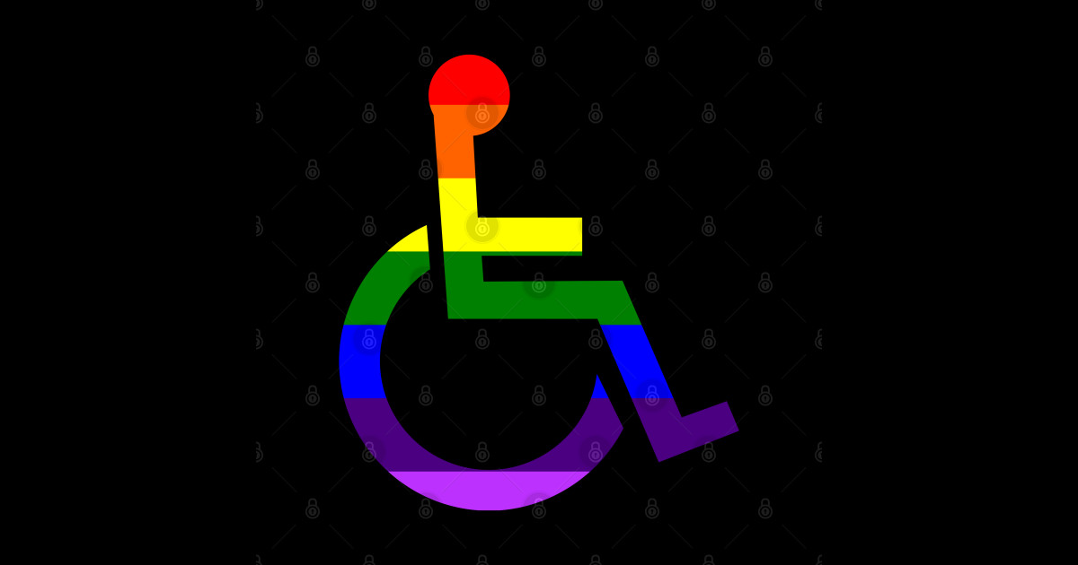 Disabled LGBT Pride - Disability - Sticker | TeePublic