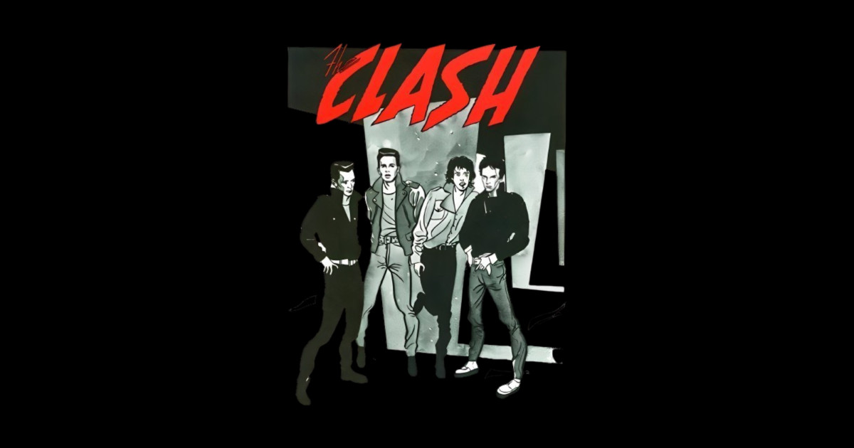 The Clash // Cartoon Design - The Clash - Sticker | TeePublic