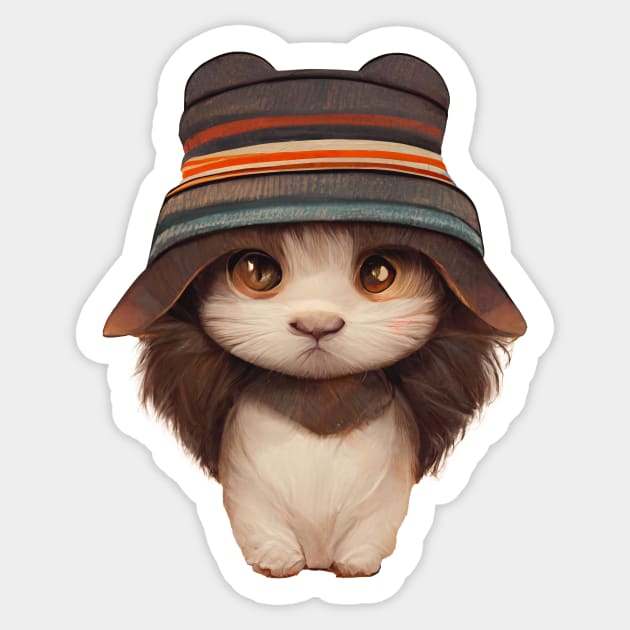 Dripped out kitty - Kitty - Sticker | TeePublic