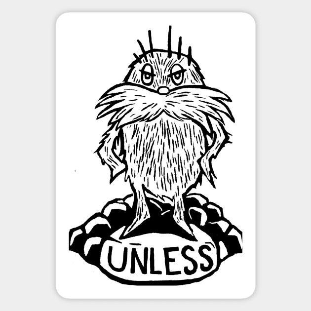 unless lorax sticker
