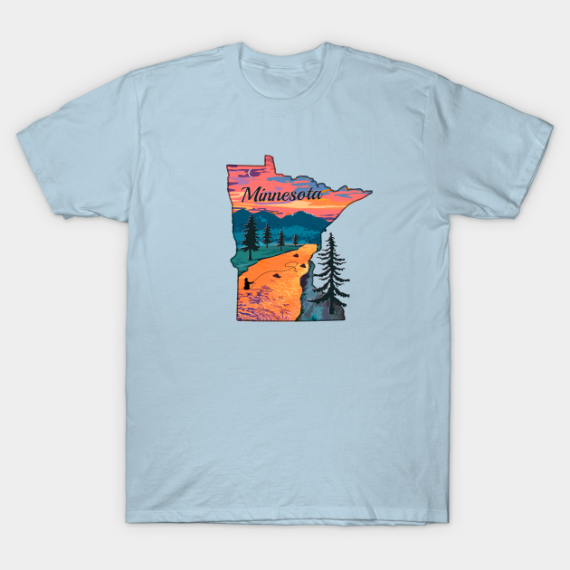Minnesota Fly Fishing State River Sunset by TeeCreations - Minnesota ...