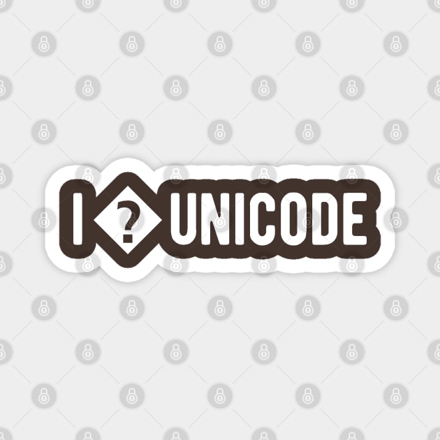 I love unicode - Funny Programming Jokes - Dark Color - Programming ...
