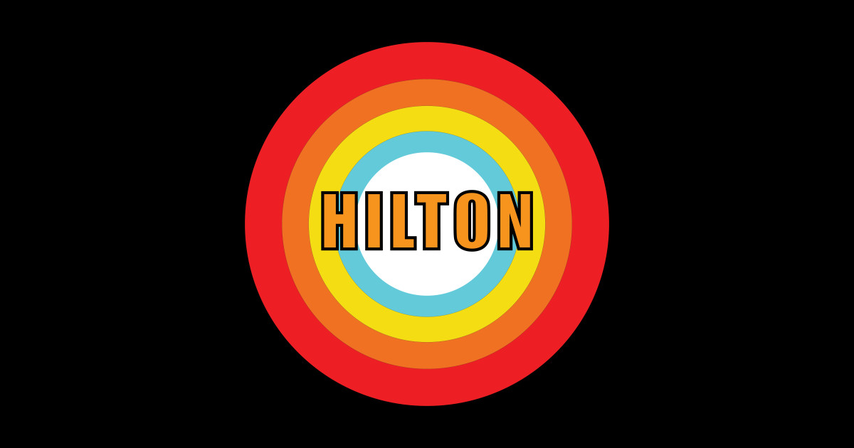 Hilton T-Shirts - Hilton - Sticker | TeePublic