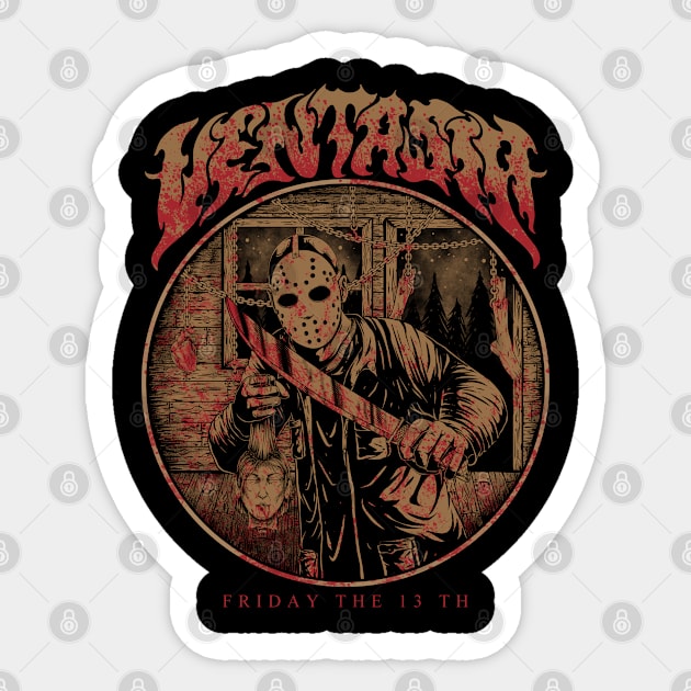 Friday The 13th - Jason Voorhees - Sticker | TeePublic