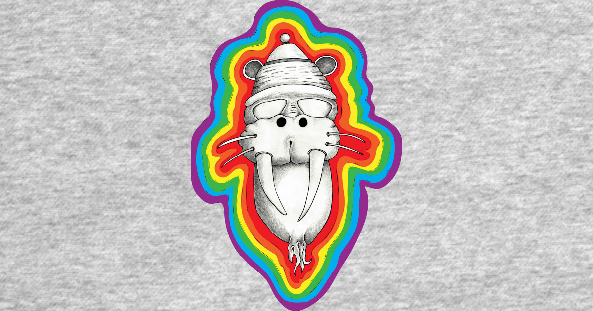 OG Walrus Monkey God - Church Of The Walrus Monkey God - T-Shirt ...