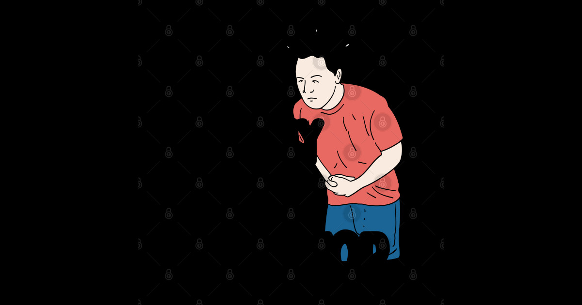 Tummy Ache Survivor - Abdominal Pain Humor - Tummy Ache Survivor ...