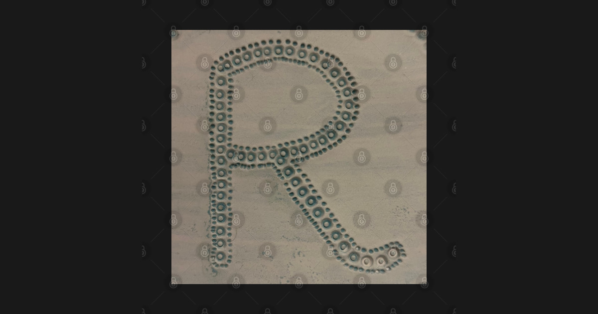 Letter R Clay Plaque - Letter R - T-Shirt | TeePublic