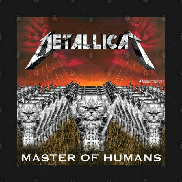 Metallicat - Cat - T-Shirt | TeePublic