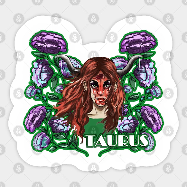 Taurus Zodiac design - Taurus Zodiac Sign - Sticker | TeePublic