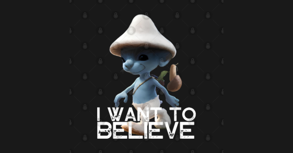 I Want To Believe in Blue Smurf Cat Meme, Shailushai, Shaylushay ...
