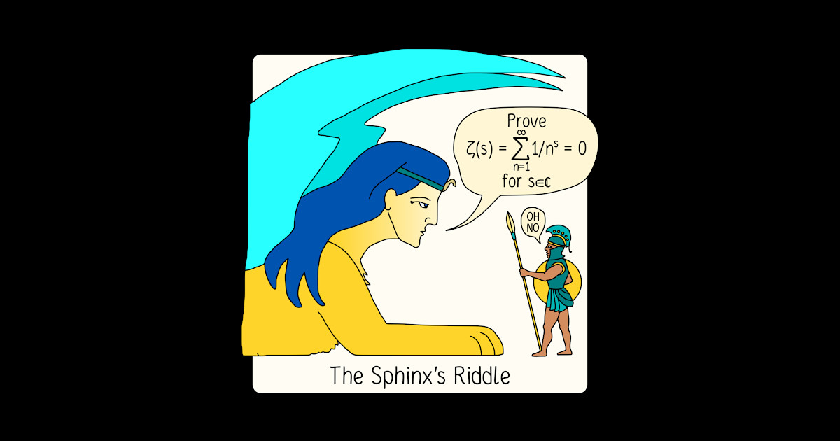 The Sphinx's Riddle Math Humor - Sphinx Riddle - Posters and Art Prints ...