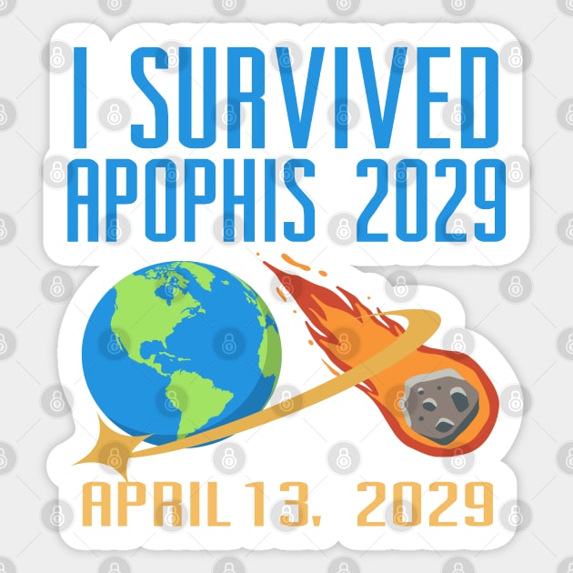99942 Apophis 2029- Funny - Apophis - Sticker | TeePublic