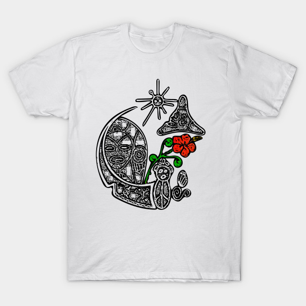 Puerto Rico Indigenous Symbols - Puerto Rico - T-Shirt | TeePublic