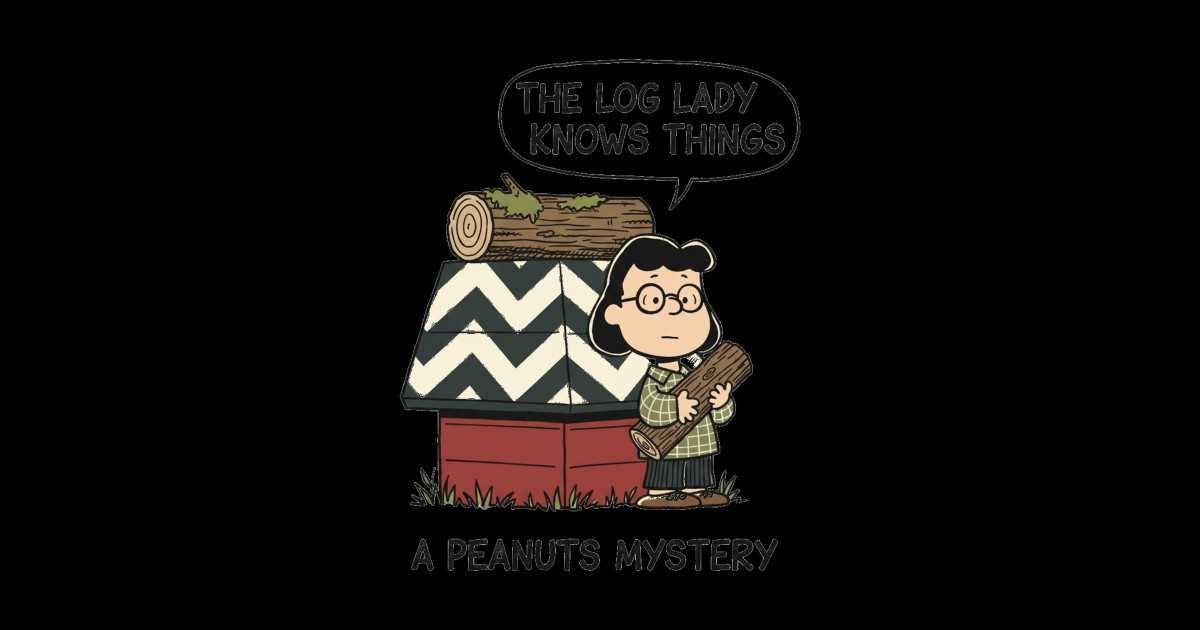 Log Lady Mashup Fan Art - David Lynch - Sticker | TeePublic