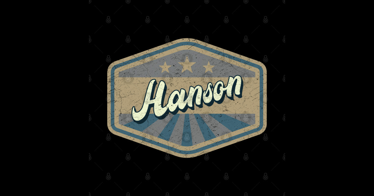 vintage Hanson - Hanson - Sticker | TeePublic